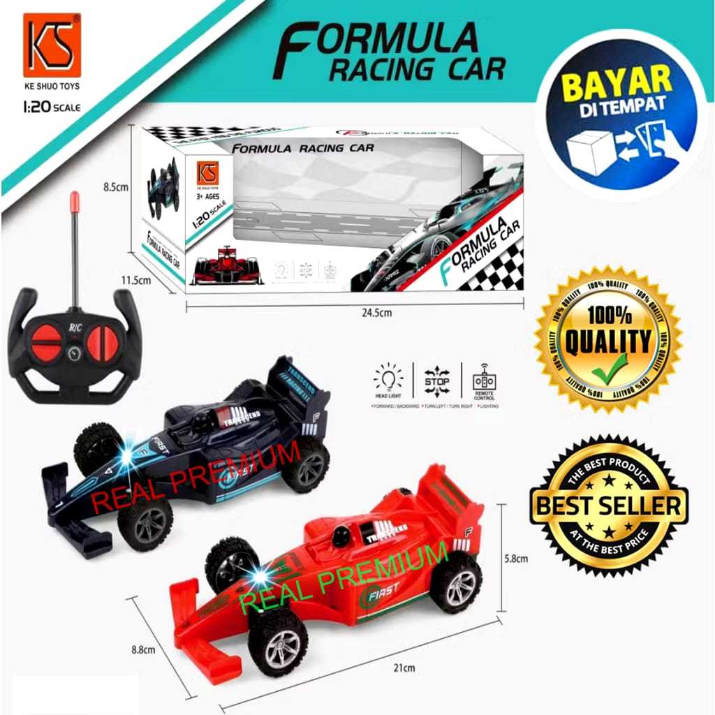 Jkt - F1 Car REMOTE CONTROL Kids Toy - FORMULA RACING REMOTE CONTROL ...