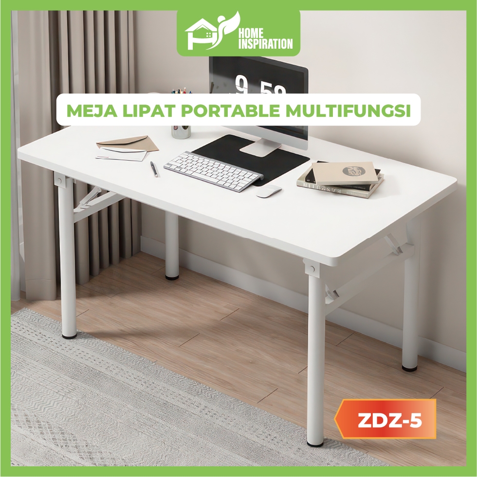 Home Inspiration Folding Study Table 80CM 100CM 120CM Portable Table ...