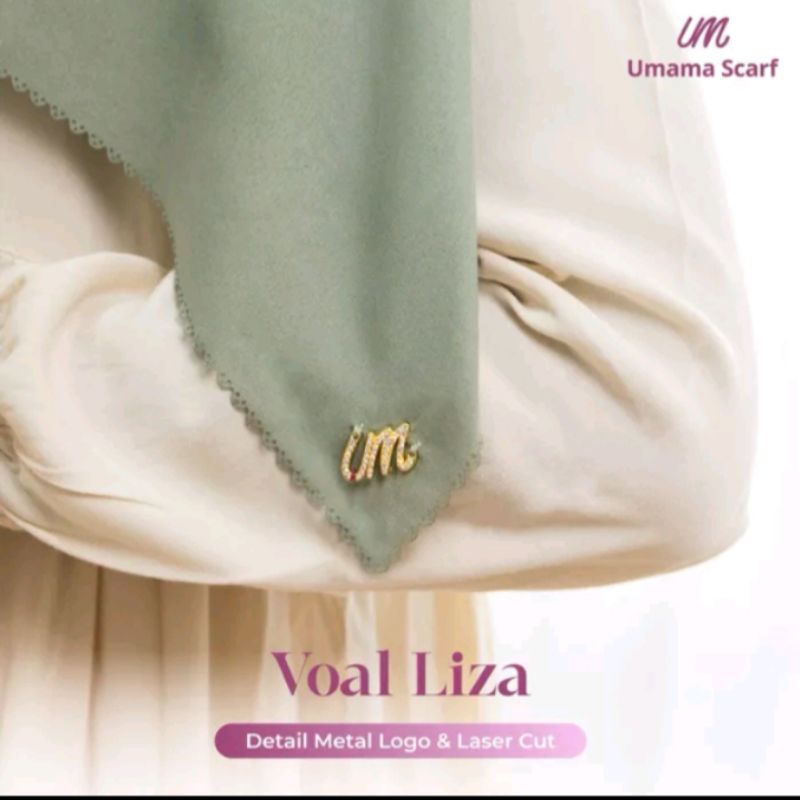 (UMAMA SCARF) - UMAMA SQUARE HIJAB VOAL LIZA MIRACLE LC Original UMAMA ...