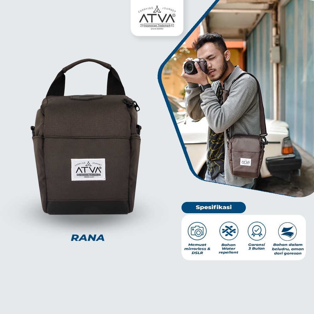 SONY Fujifilm Mirrorless Camera Bag ATVA Rana Brownsony | Shopee Singapore