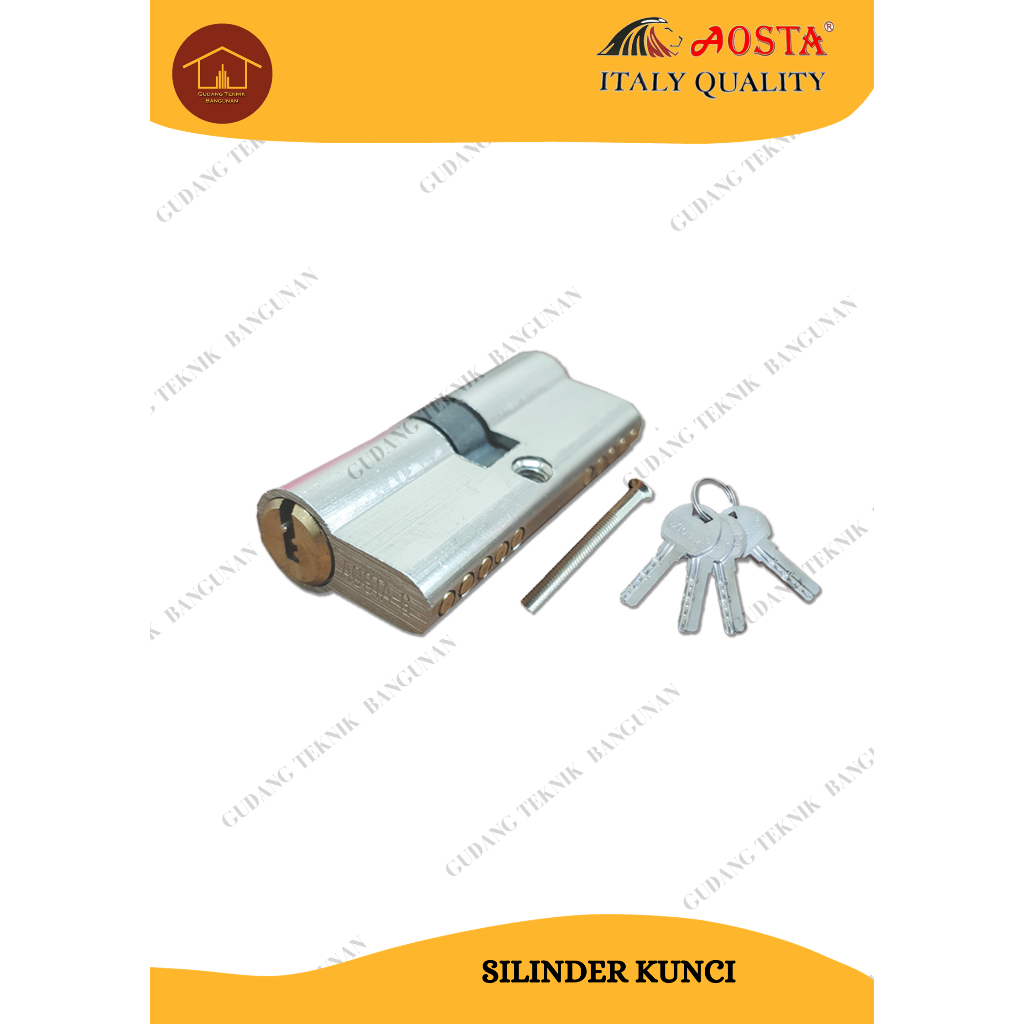 Aosta Blister House Door Lock Cylinder (Medium)/ Door Lock Child ...