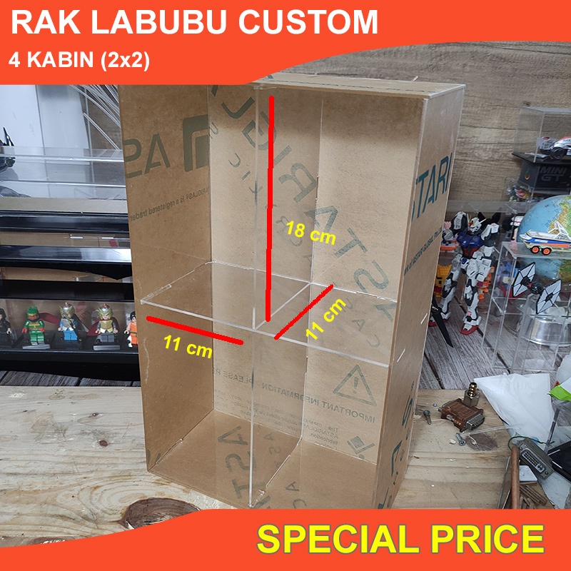 Labubu Display Custom Acrylic Shelf / Labubu Display Shelf | Shopee ...