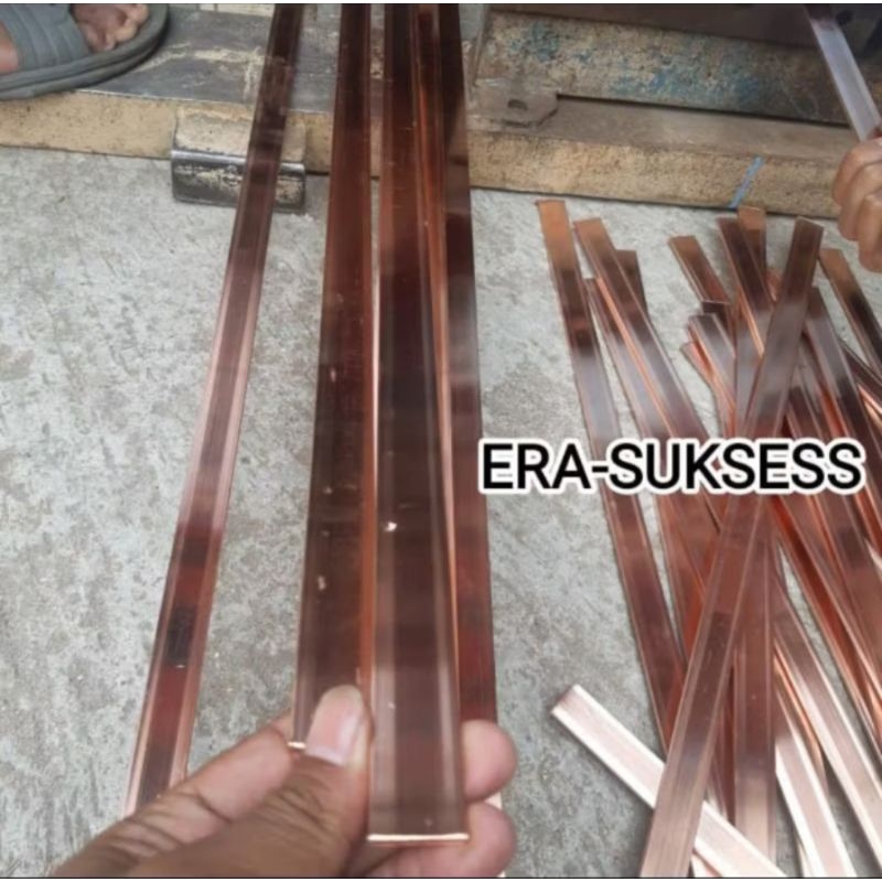 Busbar Copper Plate 10mm x 80mm x 500mm | Shopee Singapore