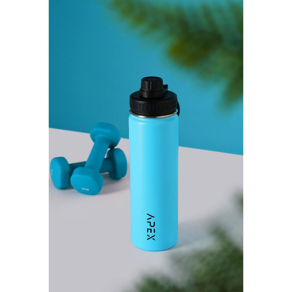 Apex Flask Blue Ocean - Magnetic & Magsafe Tripod Flask with Hot and ...