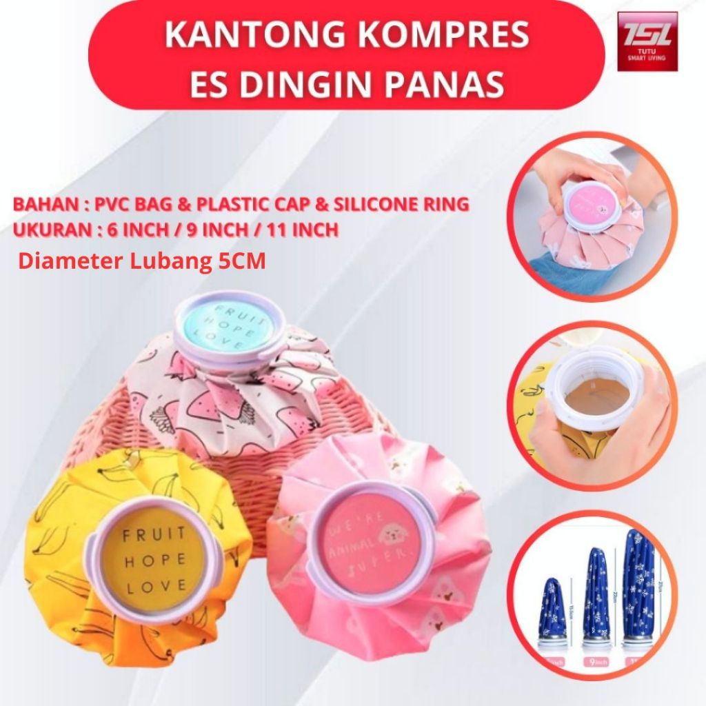 Tutu Cold Hot Ice Compress Bag Ice Bag Compress Bag Fever Reliever ...