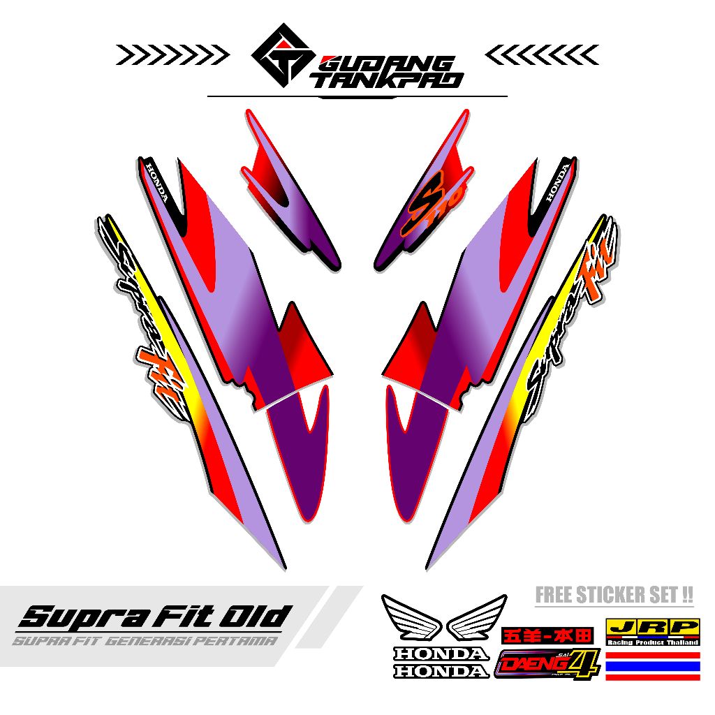 Supra FIT OLD 110 / MTF 30 MOTORCYCLE STRIPING / SUPRA FIT LAMA ...