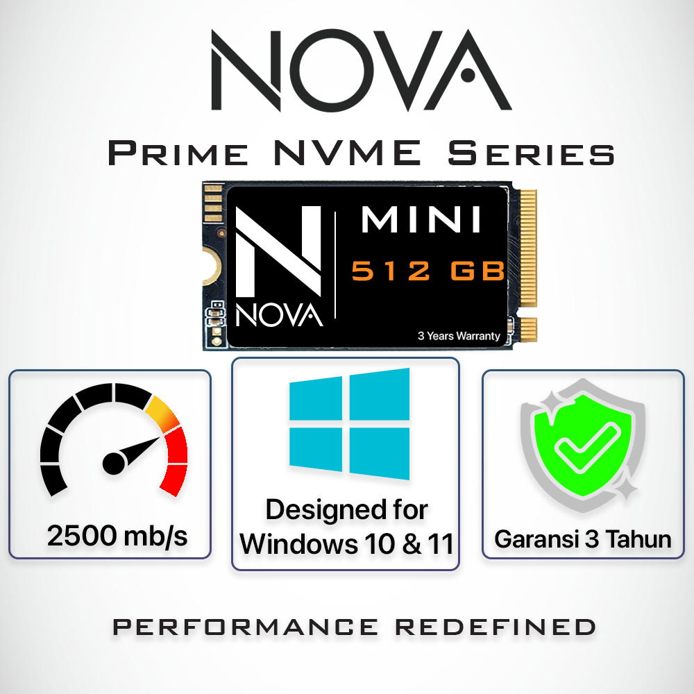 Ssd NVME 2242 512GB M.2 Nova Mini M2 PCIe Gen3 X4 512 GB | Shopee Singapore