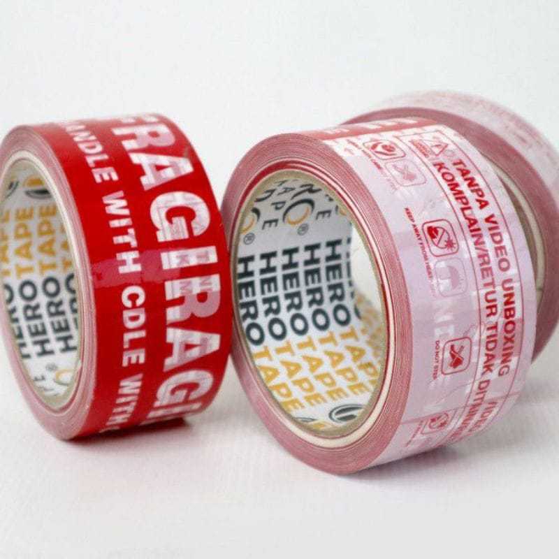 Fragile Unboxing Duct TAPE (HERO TAPE 50 Yards) | Shopee Singapore
