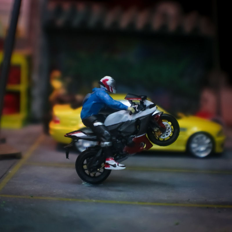 Figure 1/64 miniature yamaha R1 motorbike with high details | Shopee ...