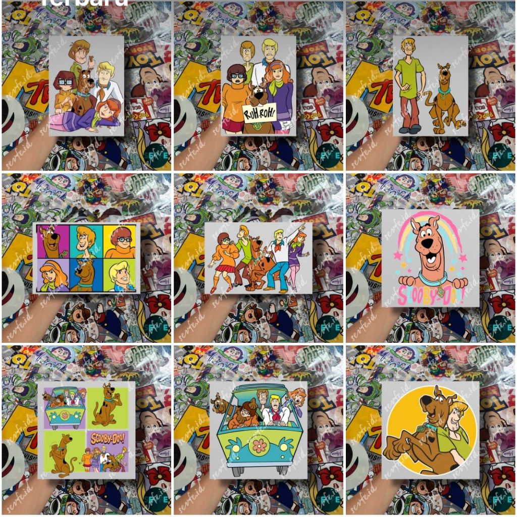 Dtf Stickers Iron-On Screen Printing SCOOBY DOO Stickers | Shopee Singapore