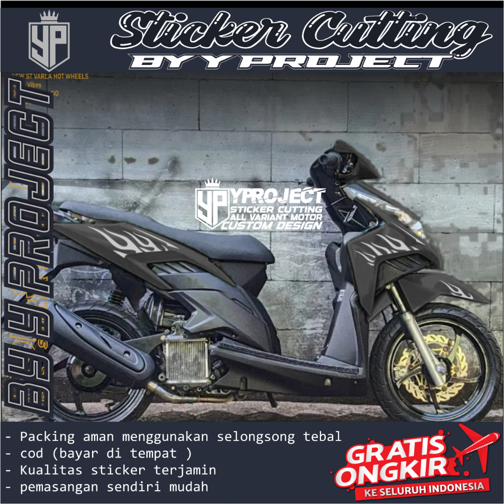 VARIO CUTTING STICKER STRIPING VARIATION VARIO TECHNO 110 CARBON ...