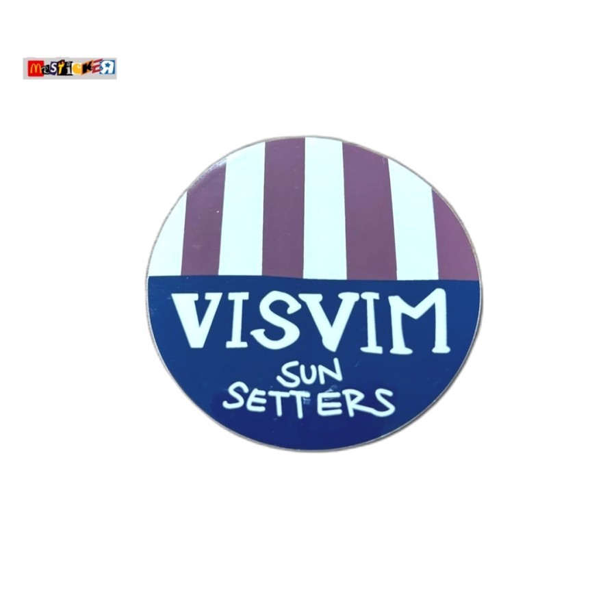 Visvim sun setters logo rounded sticker | Shopee Singapore