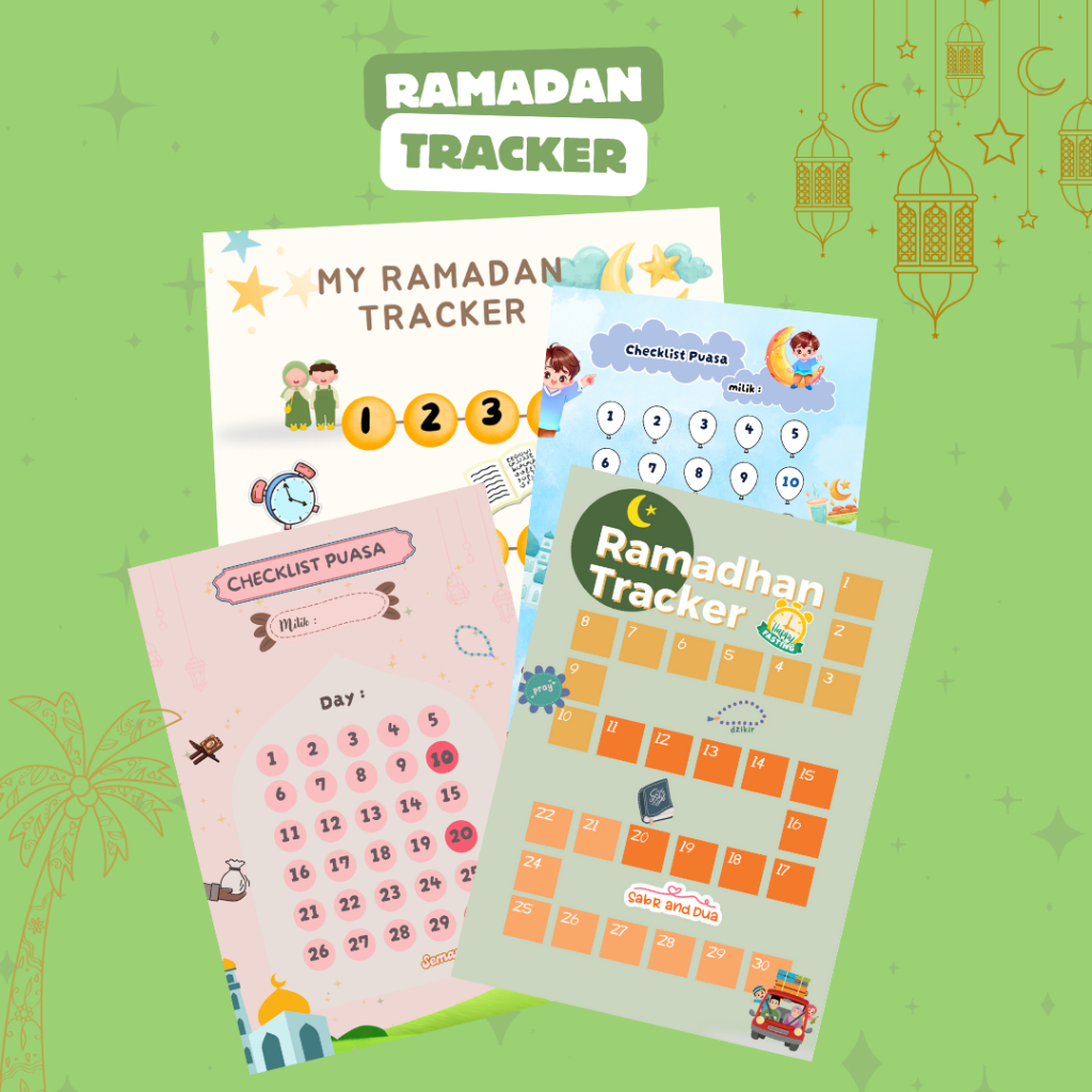 Ramadan Tracker/ Check List Fast / Ramadan Planner Free Markers ...