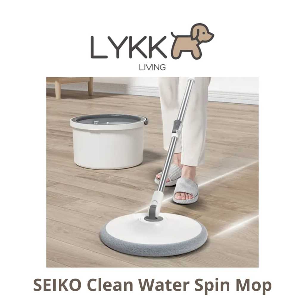 Seiko Clean Water Spin Mop - Floor Mop With Clean Water and Separate ...