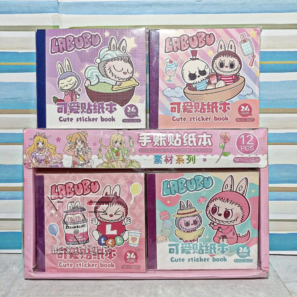 Labubu Sticker Book LABUBU Random Sticker Book | Shopee Singapore