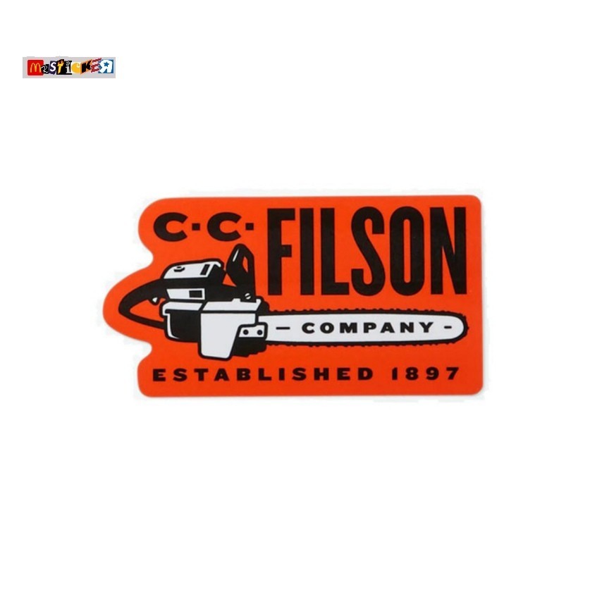 Filson company logo cc sticker die cut sticker | Shopee Singapore