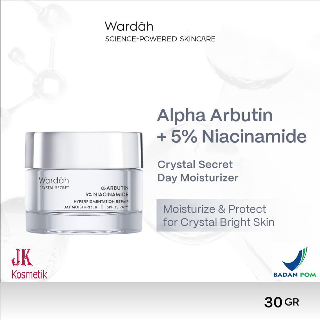 HITAM Wardah CRYSTAL SECRET Skin Care Brightens Whitens Facial Skin ...