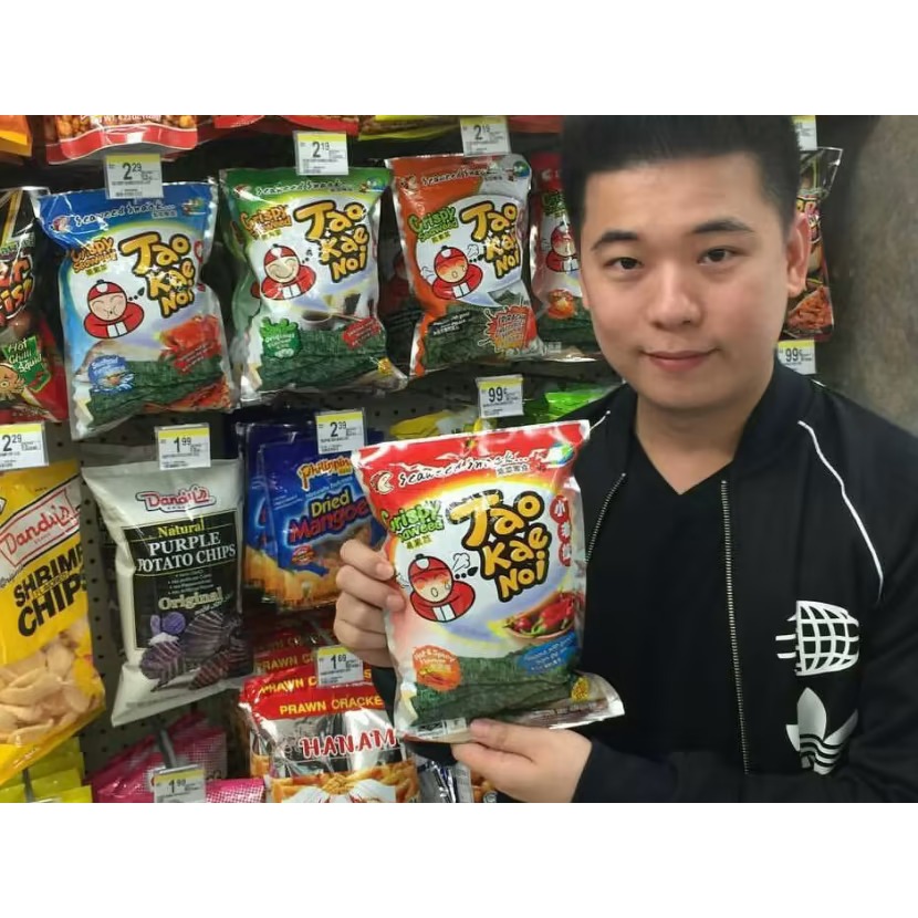 Thai Imported Snacks Tao Kae Noi Crispy Seaweed 32 Gr Pouch (Original ...