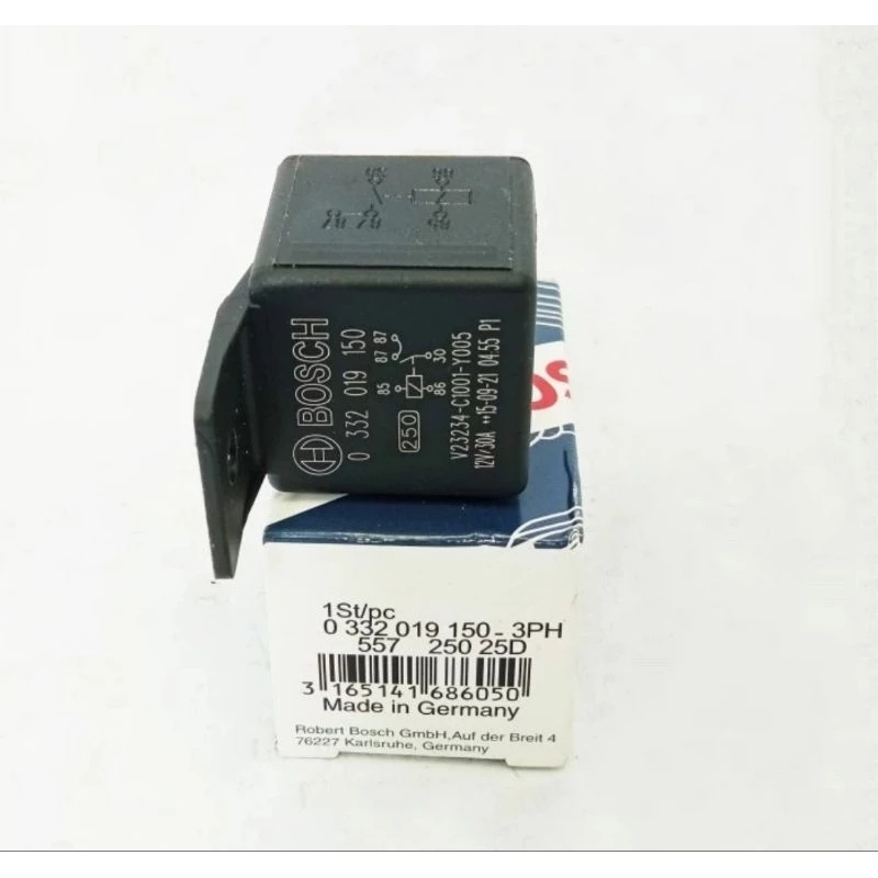 Bosch Relay 5 Pin Circuit Breaker 87A - 12V 30A AH0 150 | Shopee Singapore