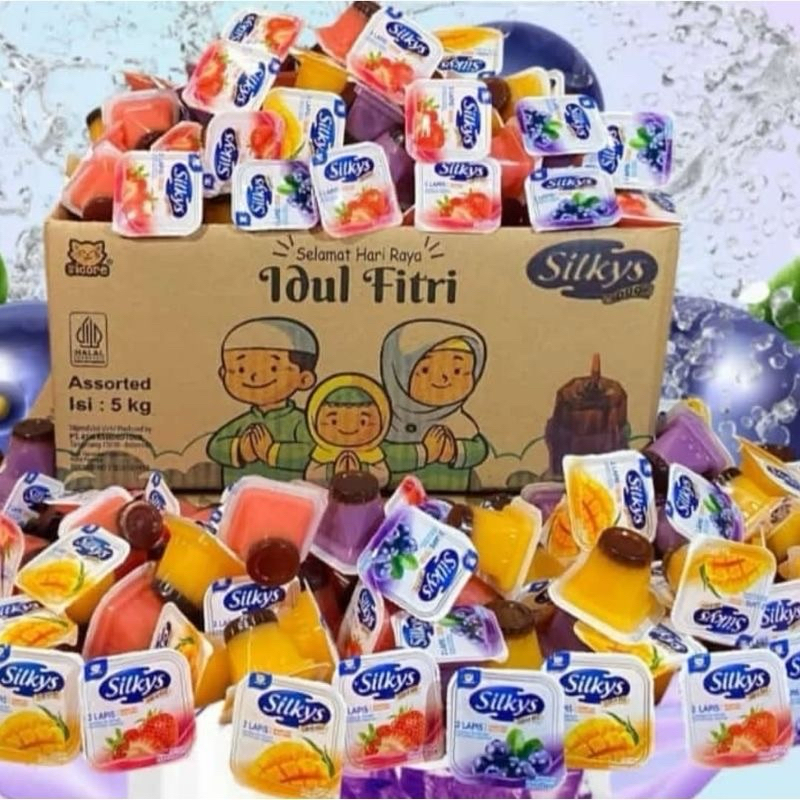 Duz Silky PUDDING VIRAL 5kg - SILKYS PUDDING DUO LOW SUGAR FLAVOR ...