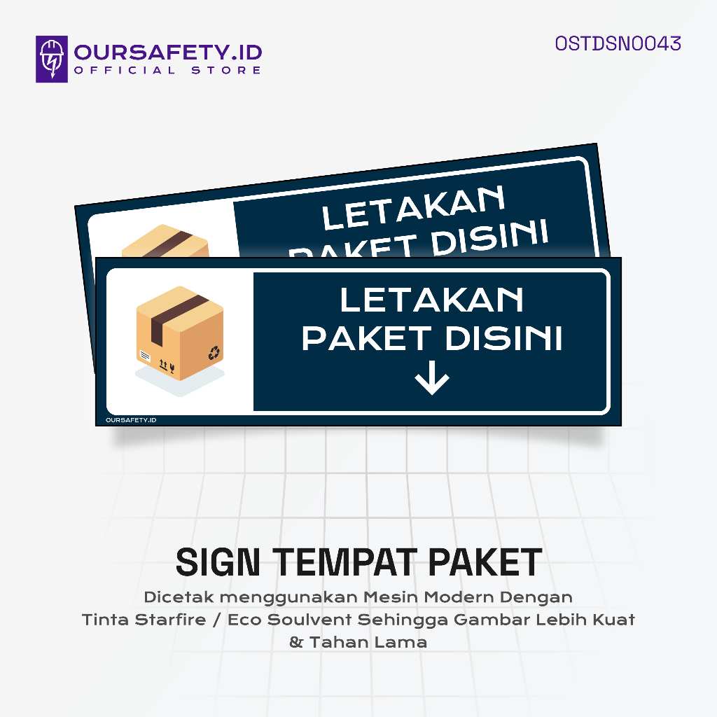 Sticker Sign Place Package Here | Package Place Marker | Premium ...