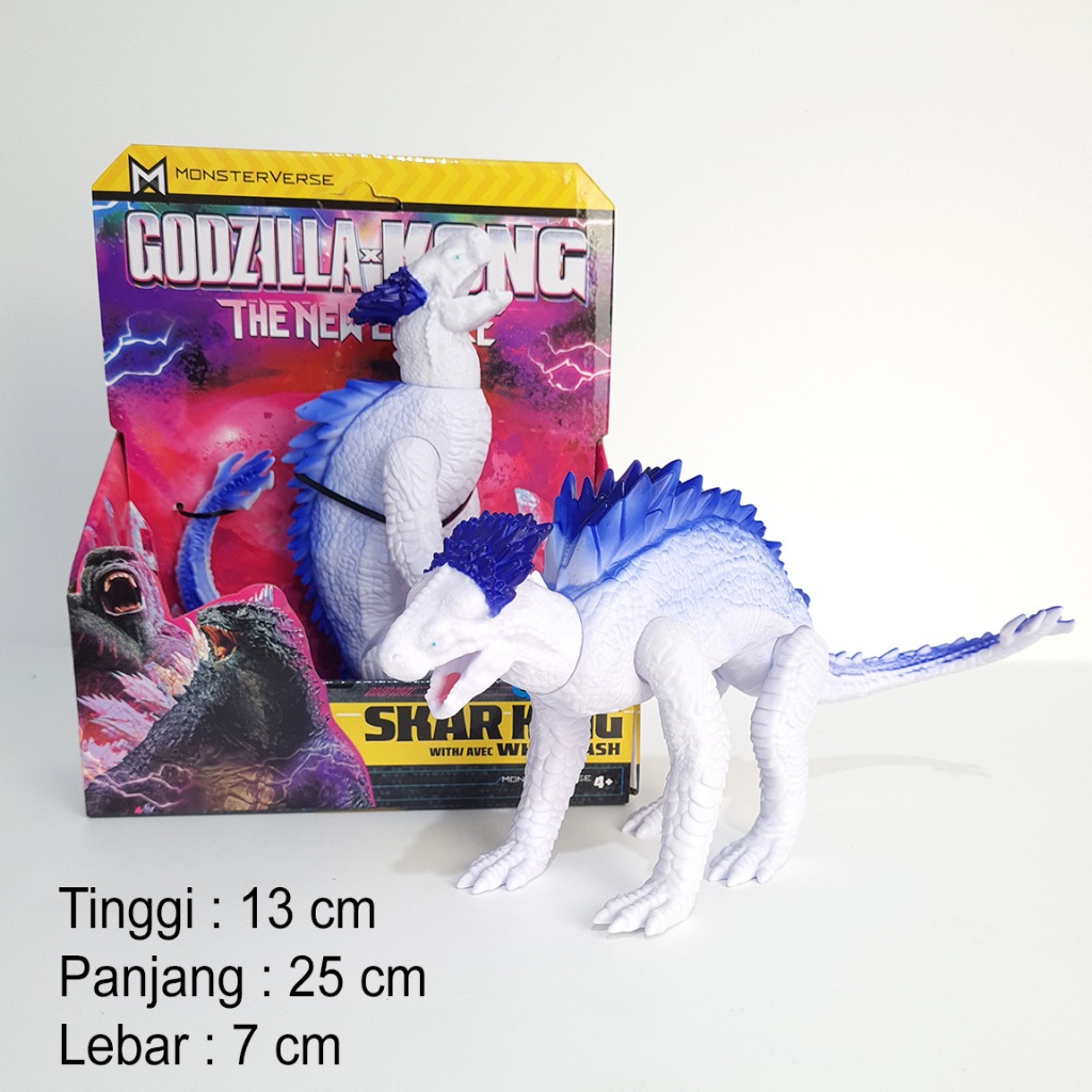 PUTIH Godzilla Titanus Shimo Godzilla Figure Toy White Ice Monsterverse ...