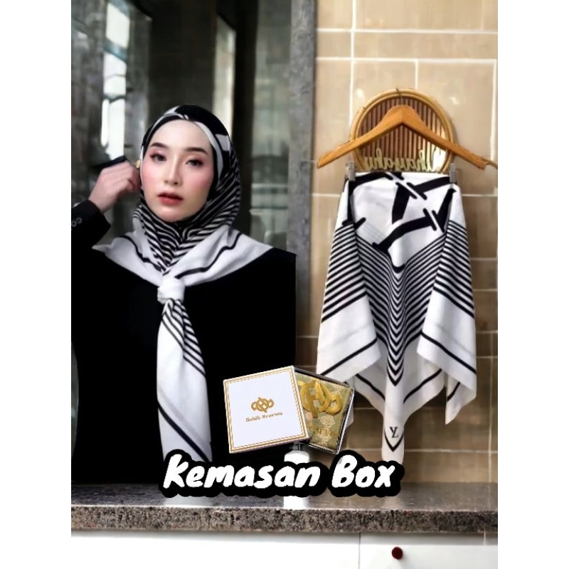 Ly Series Rectangular hijab Latest Box Packaging | Shopee Singapore