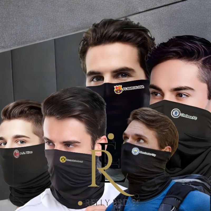 European football logo buff mask | Logo buff mask | Logo buff | Shopee ...