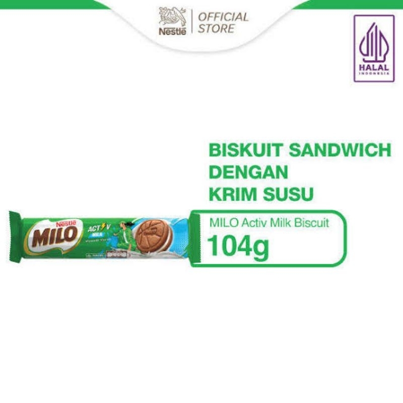 Milo milk cream sandwich biscuits 104g | Shopee Singapore
