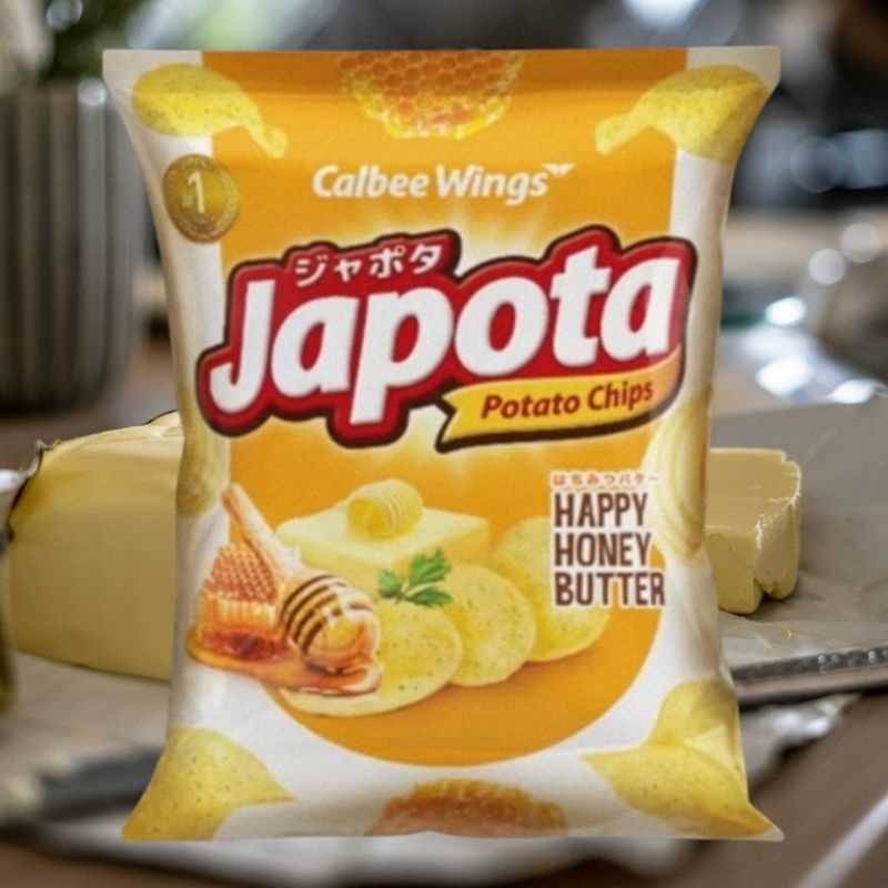 Japota Honey Butter Potato Chips 68 Grams wings food calbee | Shopee Singapore