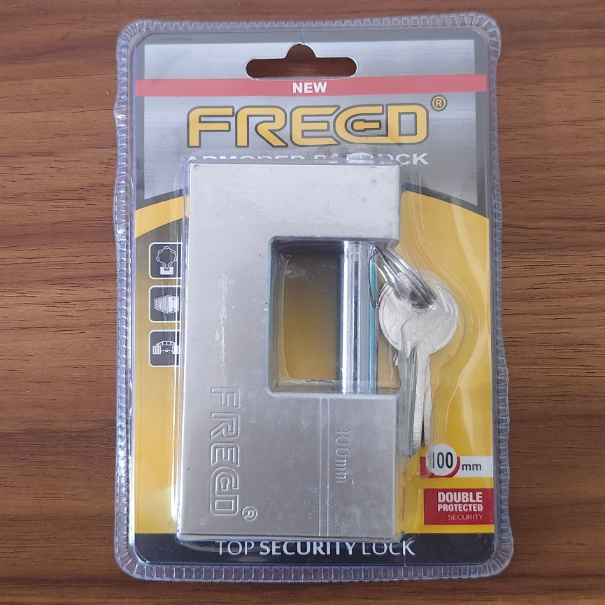 Panzer Panzer Padlock 100mm Box Warehouse Gate Padlock 100 mm | Shopee ...