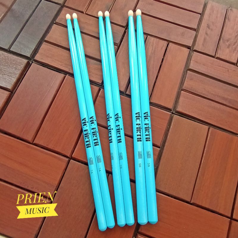 Vic firth maple light blue drum Stick 7A/7B/5B | Shopee Singapore