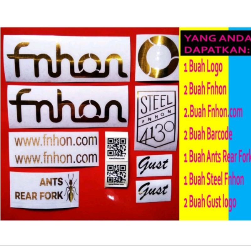 Fnhon Gust bicycle Cutting sticker for Fnhon Folding Bikes | Shopee ...
