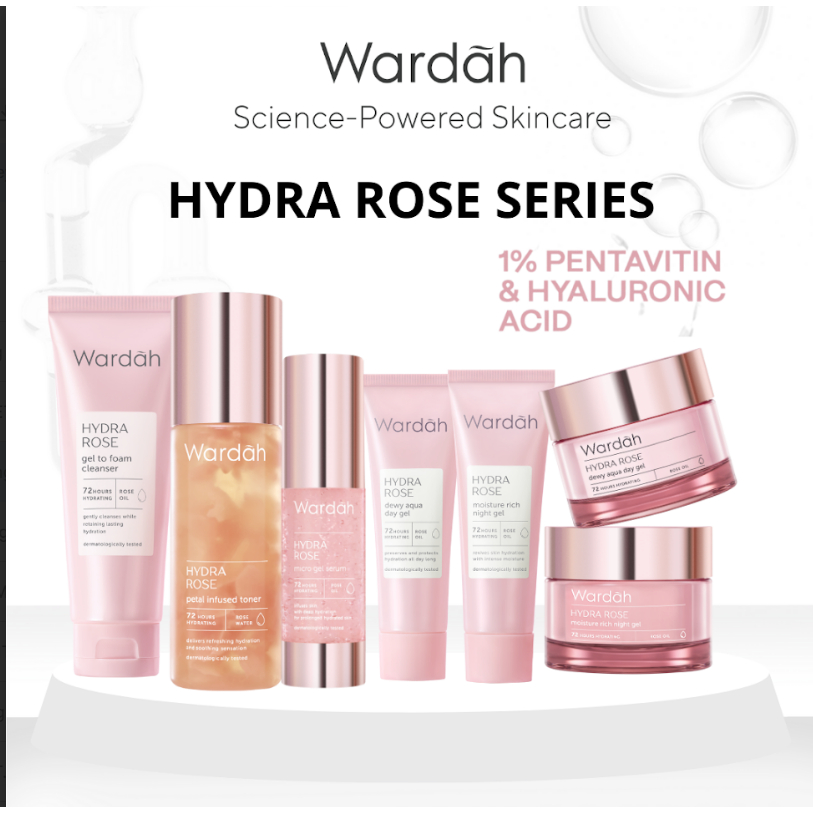 Wardah Hydra Rose Series Complete Complete Package Complete Package For ...