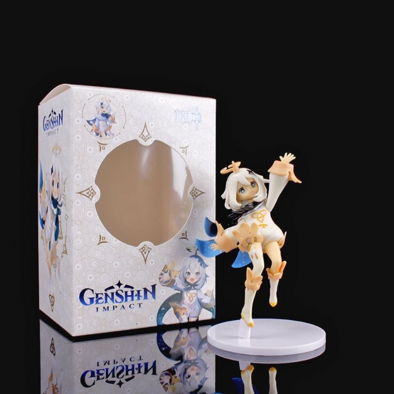 Genshin impact paimon mihoyo kawai anime display Figure | Shopee Singapore