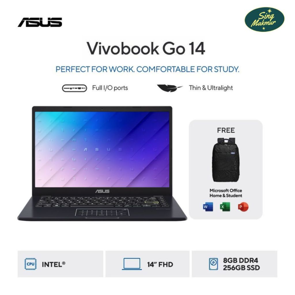 ASUS Vivobook Go 14 E410KA-FHD426 - Intel Celeron N4500 8GB/ 256GB ...