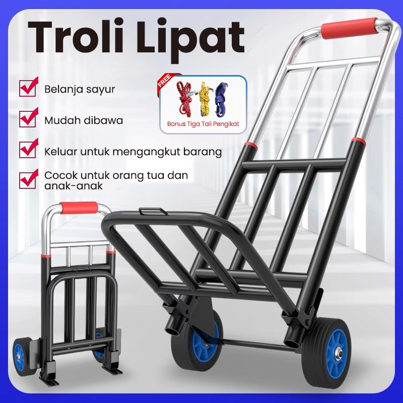 Folding Trolley 100 kg / 120 kg / 180 kg Multipurpose Folding Trolley ...