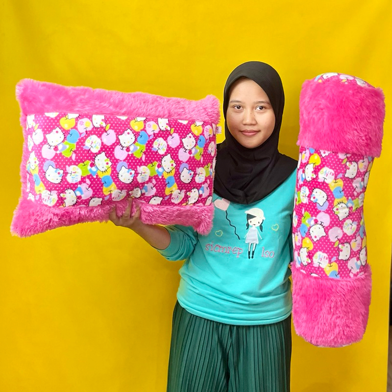 VR bolster pillow set 2 in 1 Adult Bolster Pillow Doll cute bolster ...