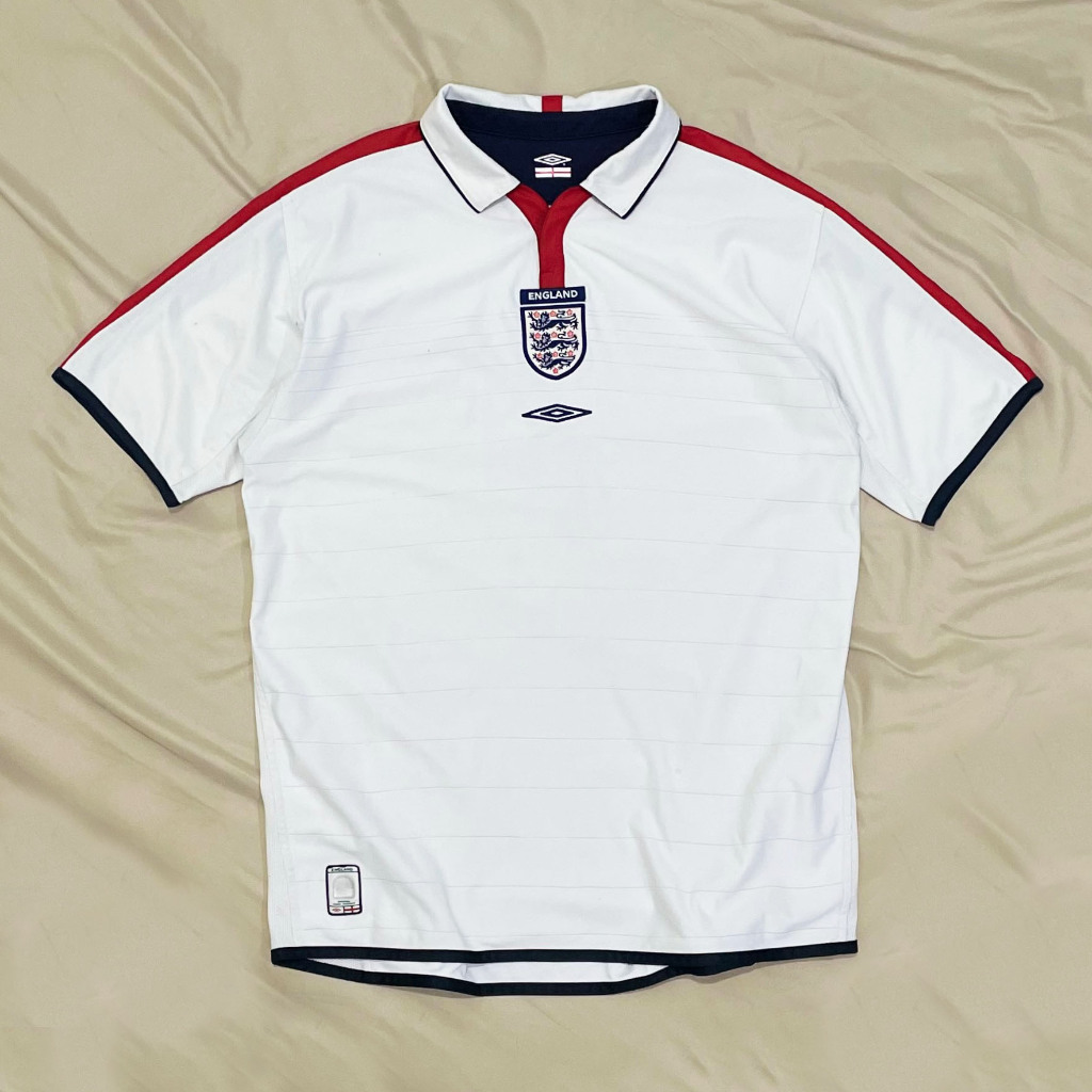 Original Umbro England Home Kit 2003 2004 2005 Vintage Football Jersey ...