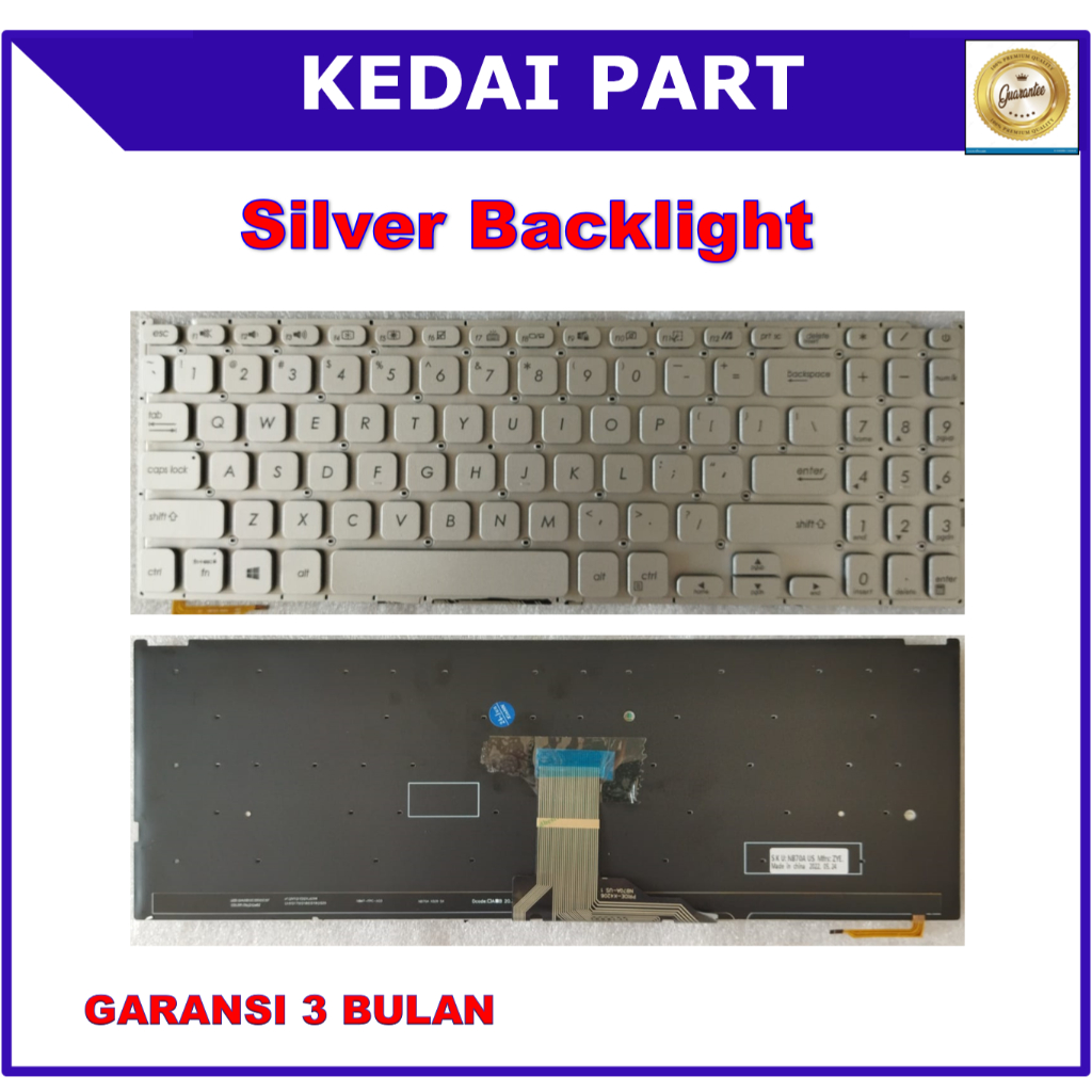 Asus Vivobook 15 X509 X516 A509 A509MA A509FA X509B X509D Silver ...