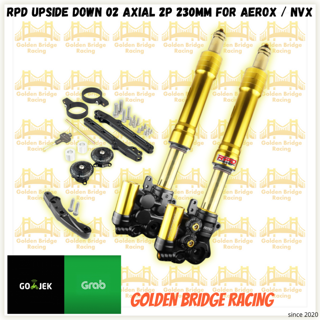 Usd Upside down Nmax RPD Axial 02 Aerox Front Shock/ NVX/ | Shopee ...