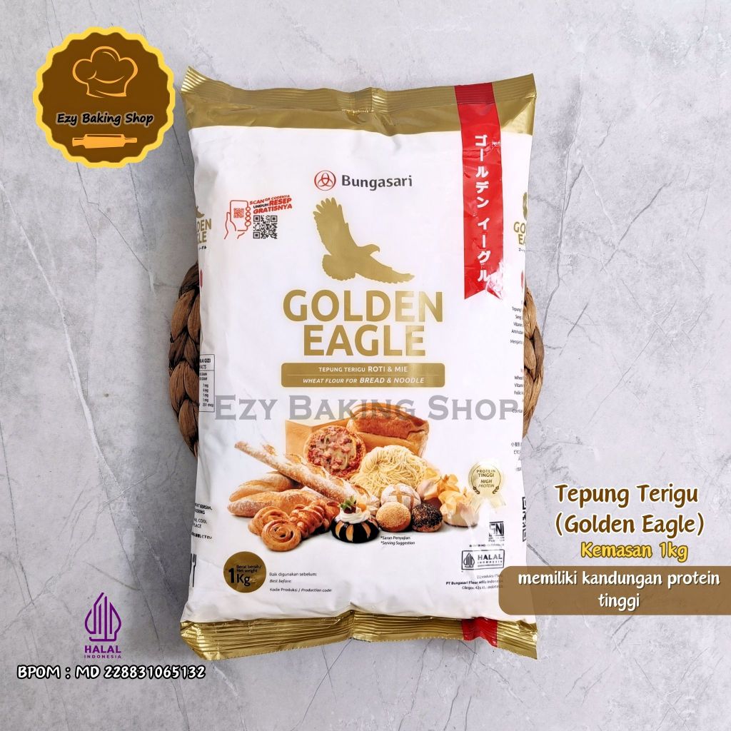Golden Eagle Bungasari Flour - High Protein Flour for Bread | Shopee ...
