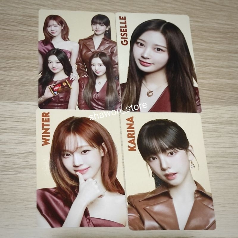 Photocard OFFICIAL DRUG X AESPA KARINA WINTER NINGNING GISELLE / PC ...