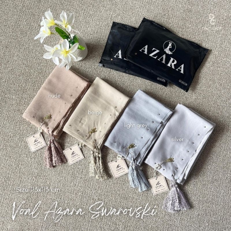Azara Swarovski Voal Quadrilateral (FREE POUCH) | Shopee Singapore