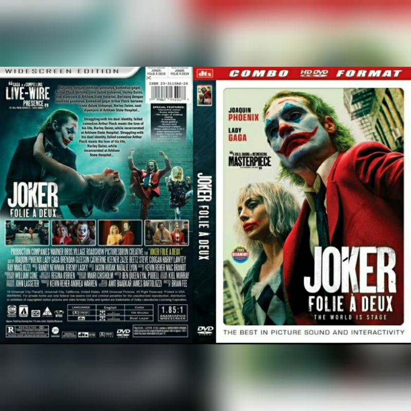 Joker DVD 2024 (Joaquin Phoenix/Lady Gaga) | Shopee Singapore