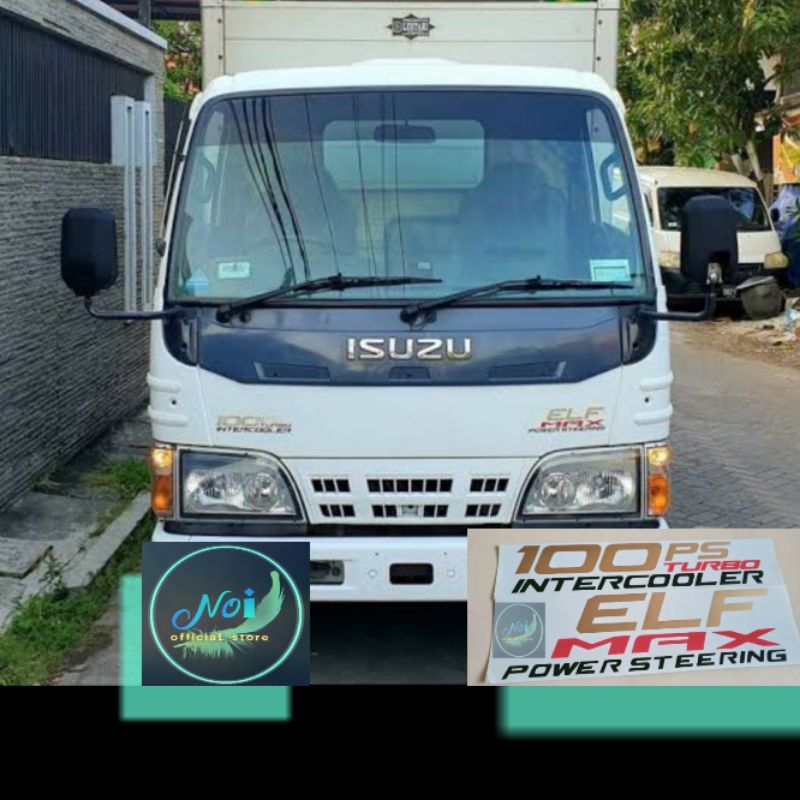 100 PS + ELF max power steering sticker for Isuzu ELF cars | Shopee ...