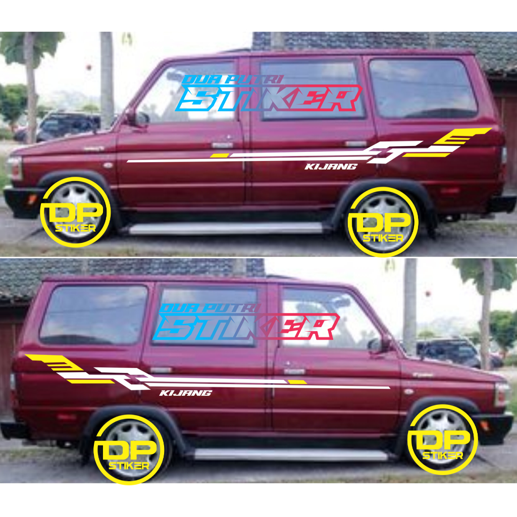 Kijang Super Car Sticker Kijang Super Body Sticker Kijang Super Sticker ...