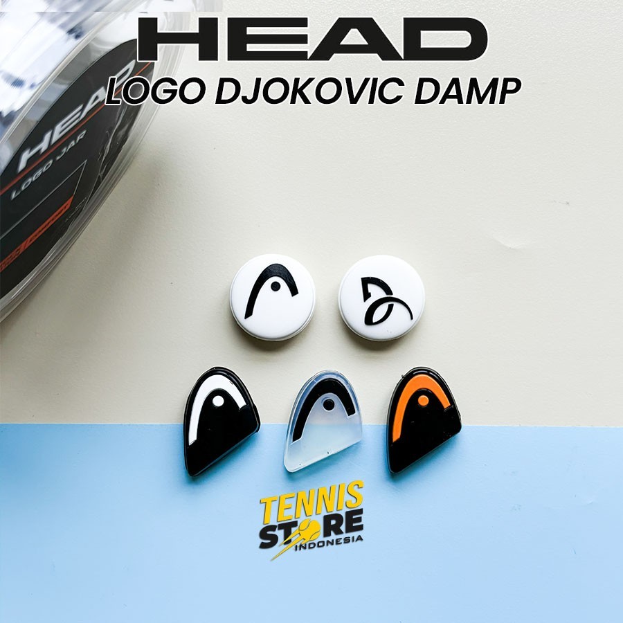 Tennis Racket Damper HEAD Djokovic DAMP Logo Anti Vibration Dampener ...