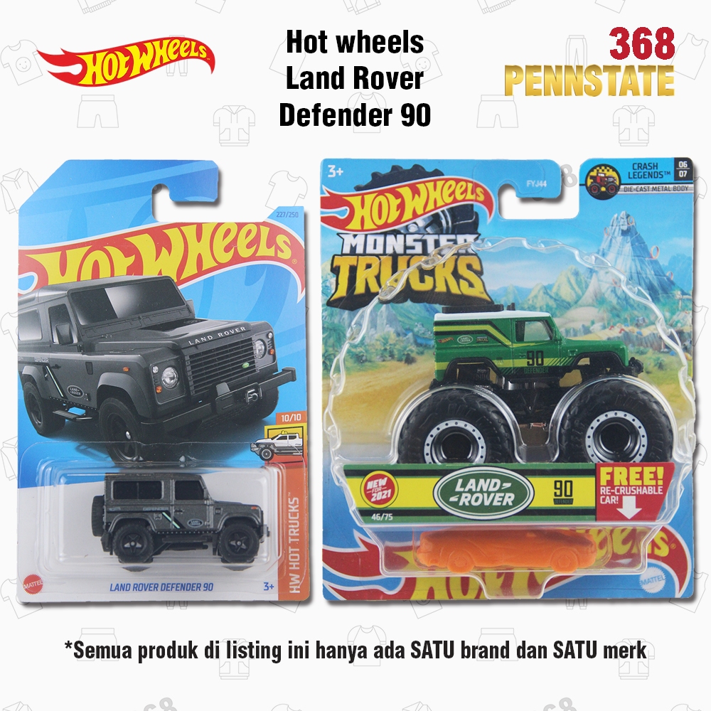 Hot Wheels Original Diecast Model Real Car Land Rover Defender 90 Basic ...