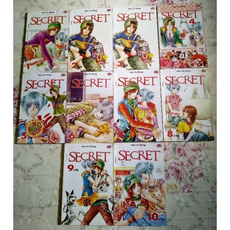 Korean comic: Secret 1-10 complete (Han Yu Rang) | Shopee Singapore